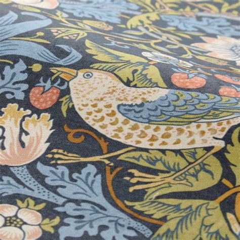 William Morris Strawberry Thief Made To Measure Roman Blind Dunelm