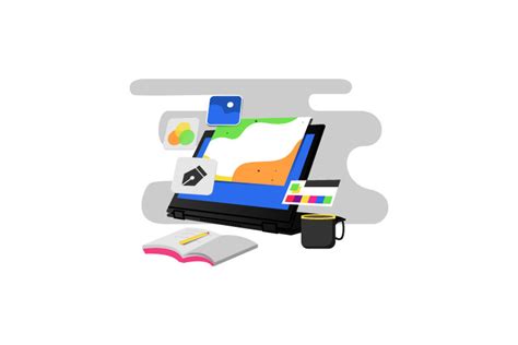 Graphic Designer Illustration Vector Graphic By Muhammad Rizky Klinsman