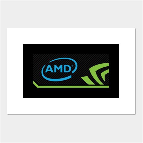 AMD Intel Nvidia Cpu Posters And Art Prints TeePublic