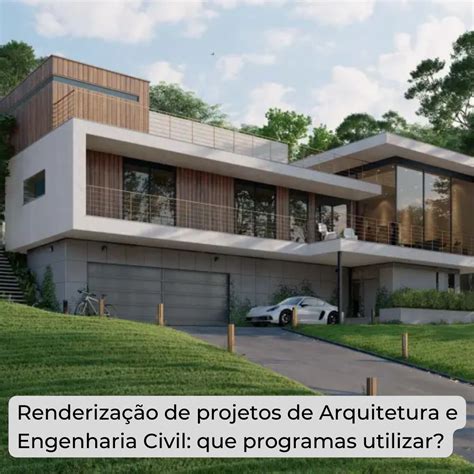 Renderização De Projetos De Arquitetura E Engenharia Civil Que