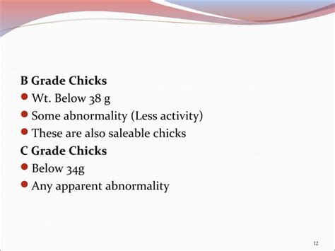 Chick Grading And Sexing Ppt