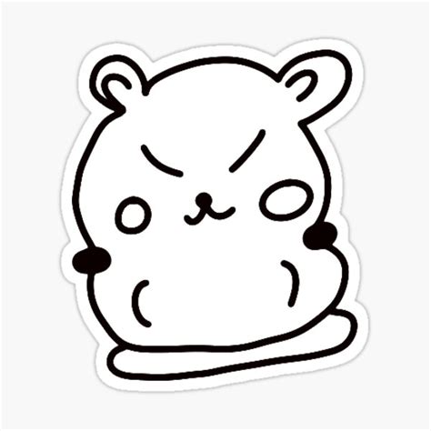 Seventeen Hoshi Hamster Tiger Drawing Sticker For Sale By Kissywara