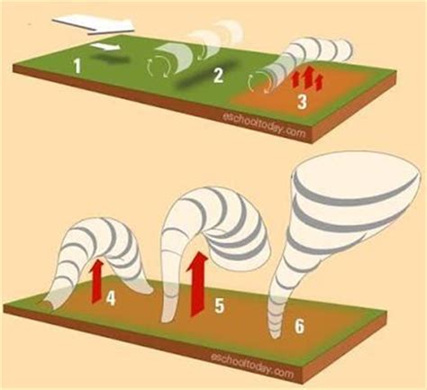 Diagram Of A Tornado Forming