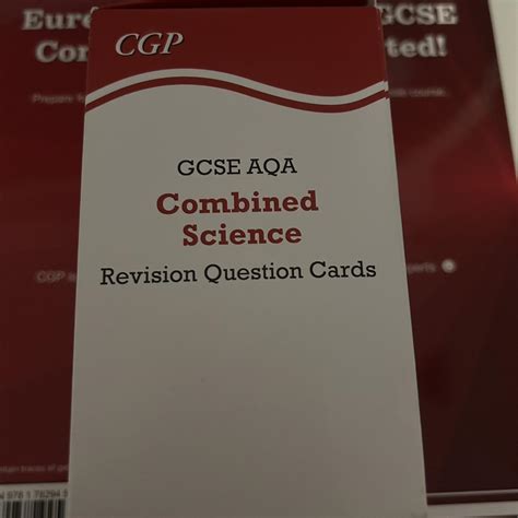 Gcse Aqa Science Revision Textbook 2x Flashcards Depop