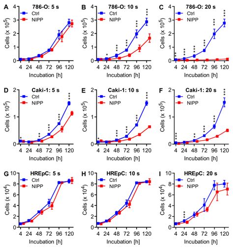 Nipp Treatment Reduces Cell Proliferation The Human Renal Cancer Cell