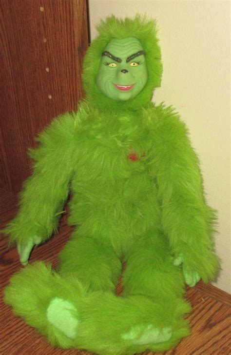 How The Grinch Stole Christmas Jim Carrey Plush Light Up Doll 15 2000