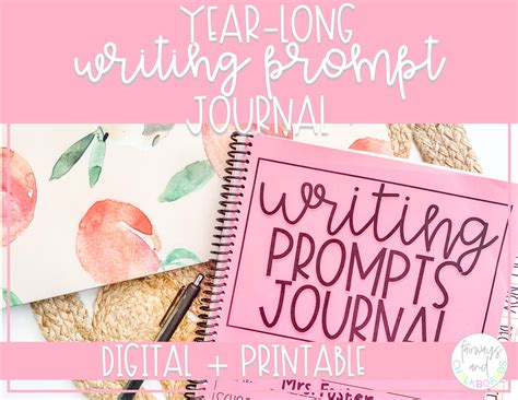 Year Long Weekly Writing Prompt Journal By Teach Simple