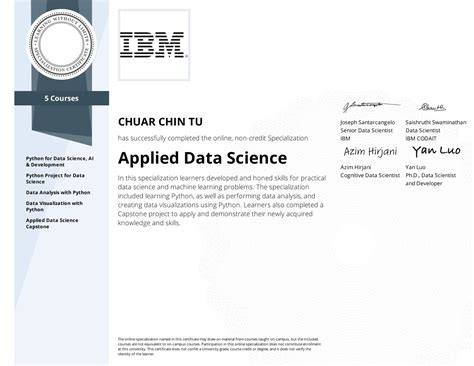 Certified Ibm Data Science Programmer Eric Chuar Singapore