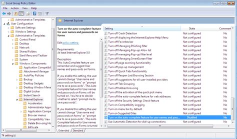 Internet Explorer Password
