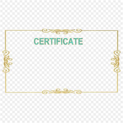 황금 졸업 일러스트 프레임 졸업 증서 증명서 눈금 Png 일러스트 및 Psd 이미지 무료 다운로드 Pngtree