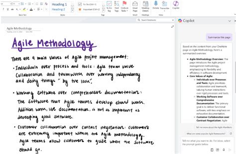 Use Onenote Copilot To Recognize Your Handwriting Office Onenote Gem Add Ins