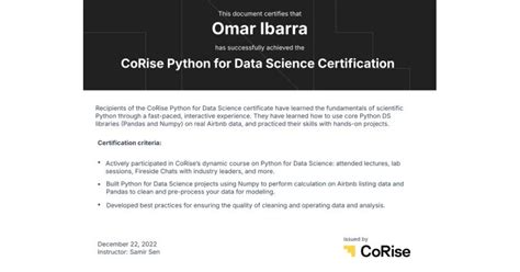 omar ibarra on linkedin python for data science omar ibarra corise