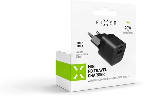 Fixed Mini Nabíjačka S Usb C A Usb Výstupom Podpora Pd A Qc 3 0 20w