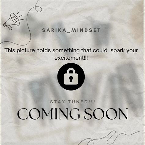 Sarika Sarika On Linkedin Staytuned Comingsoon