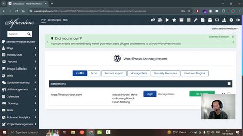 Tutorial Web 1 Install Wordpress Via Cpanel Youtube