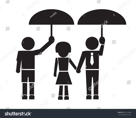 Who Loves Love Triangle 2 Man Stock Vector Royalty Free 363110648