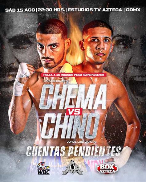 Promociones Zanfer regresa este sábado con el Chema vs Chino Solo Boxeo