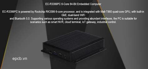 Ec R3399pc 6 Core 64 Bit Embedded Ai Computer