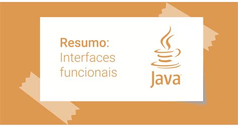Resumo Interfaces Funcionais Em Java