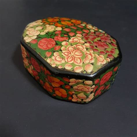 Kashmir Lacquer Box Etsy