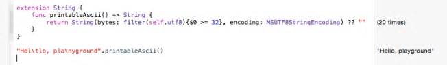 Ios How To Deal With A User Input String That Gives An Unprintable