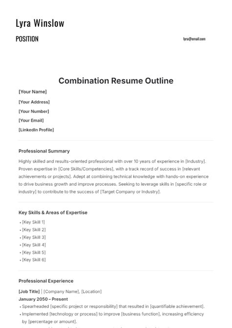 Free Skills Based Resume Templates To Edit Online And Download