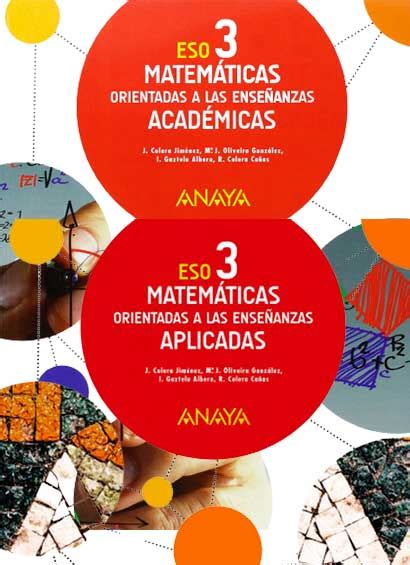 Solucionario Matemáticas 3 ESO Anaya EN PDF