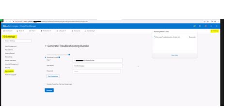Powerflex 4x Unable To Generate The Troubleshooting Bundle Gives An