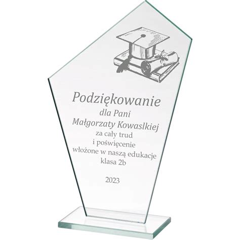Statuetka Dla Nauczyciela Grawer Niska Cena Na Allegro Pl