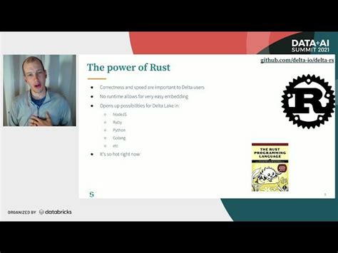Free Video Growing The Delta Ecosystem Delta Rs For Rust And Python