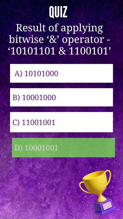 bitwiseoperators bitwise operators python shorts coding quiz