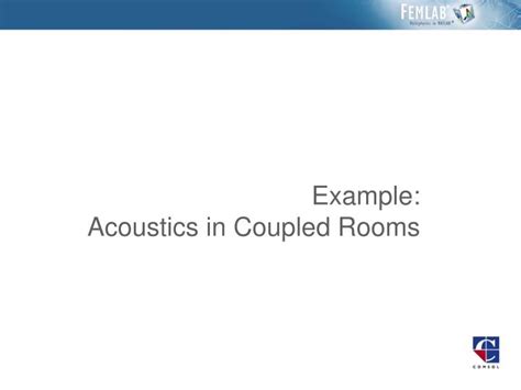 Ppt Example Acoustics In Coupled Rooms Powerpoint Presentation Free
