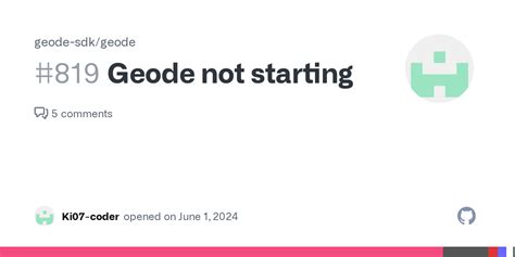 Geode Not Starting Issue Geode Sdk Geode Github