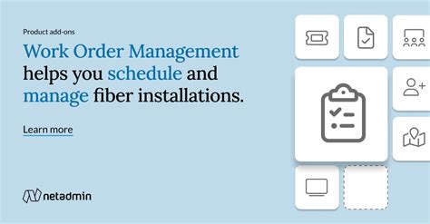 Netadmin Systems On Linkedin Netadmin Add Ons Modules Work Order