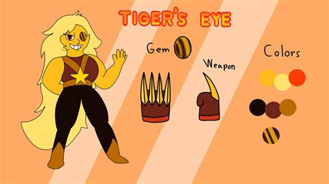 Tigers Eye Steven Universe Gem Oc By Kittycatcube On Deviantart