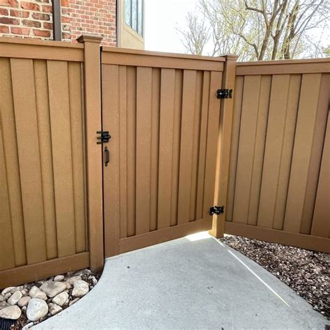 Trex Fencing Seclusions 6 Feet H X 4 Feet W Saddle Residential