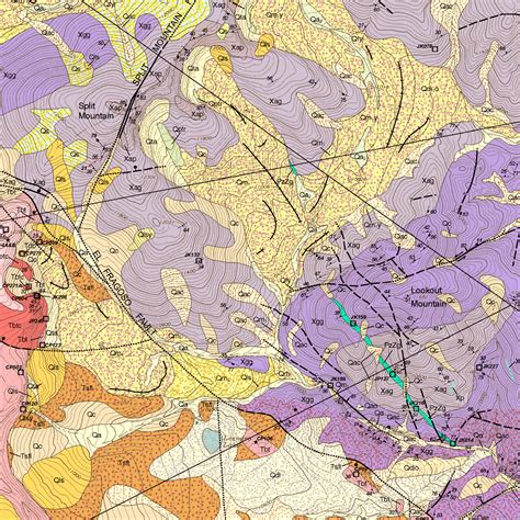 Of 05 03 Geologic Map Of The Southern Half Of The Culebra Peak
