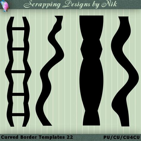 Curved Border Templates 22