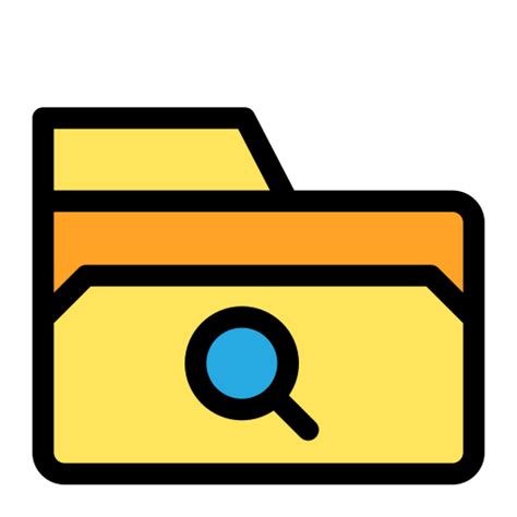 Search Data Generic Outline Color Icon Search Data Generic Outline Color Icon