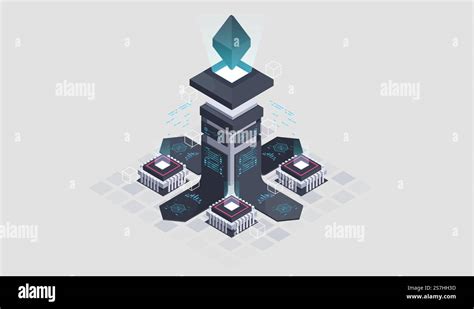 Programming And Software Development Isometric Illustration Artificial Intelligence Automated