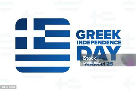 그리스 독립기념일 3월 25일 휴일 개념 배경 배너 카드 텍스트 비문이있는 포스터용 템플릿 벡터 Eps10 그림입니다 그리스에 대한 스톡 벡터 아트 및 기타 이미지 Istock