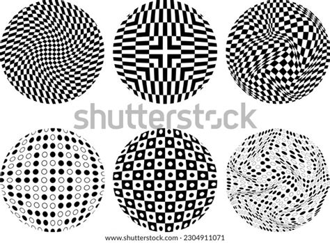 검은 점과 체크무늬의 구 세트 문신 스톡 벡터로열티 프리 2304911071 Shutterstock