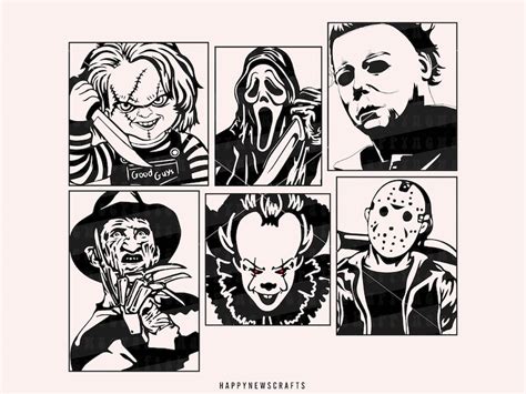 Horror Characters Svg Scream Svg