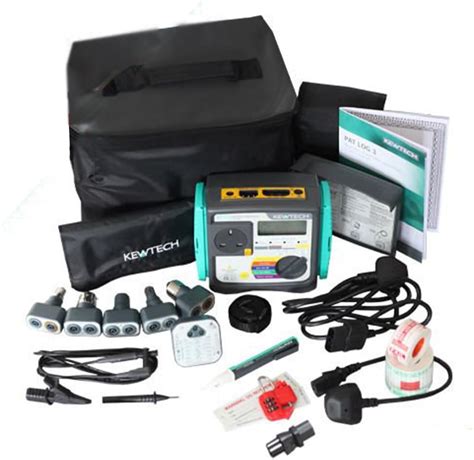 Kewtech KEW K B KT Manual PAT Tester Plus Accessories Carry Case With Earth Bond At
