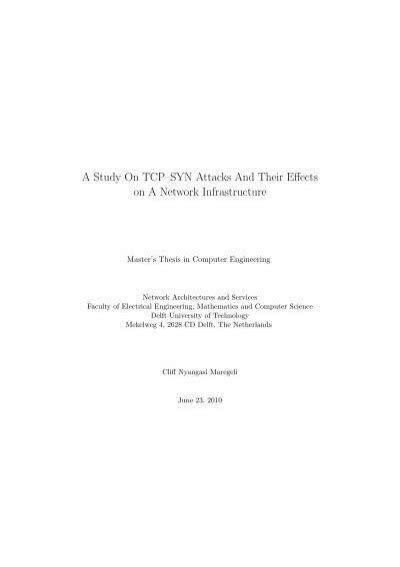 A Study On TCP