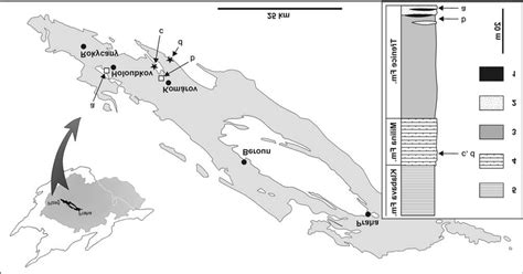 A Schematic Map Showing The Location Of The Bohemian Massif The Czech