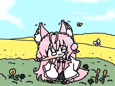 博衣こより 博衣こより通常 「こよりすけっち 」ギ酸のイラスト