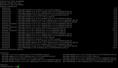 install mariadb pada centos 8 renocloud