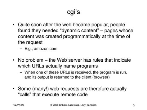 Cse Operating Systems Winter Module Web Servers Services