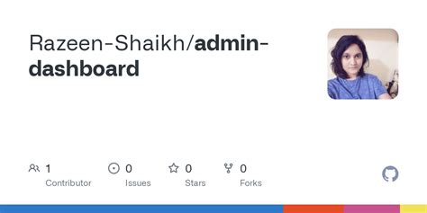Github Razeen Shaikhadmin Dashboard